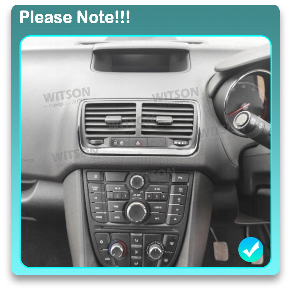 9"/10.1" Screen For Opel Meriva B 2009 - 2014 Car Multimedia Stereo GPS ...