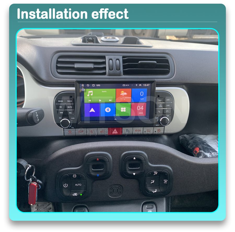 Hot-Selling WITSON 7" Screen OEM Style without DVD Deck For Fiat PANDA ...